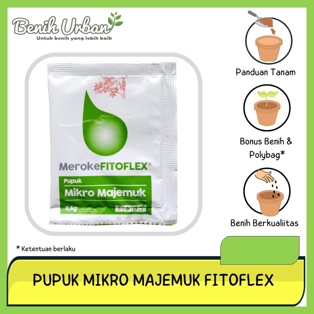 Jual PUPUK MIKRO MAJEMUK FITOFLEX 2,5 GRAM PUPUK MEROKE SACHET ...