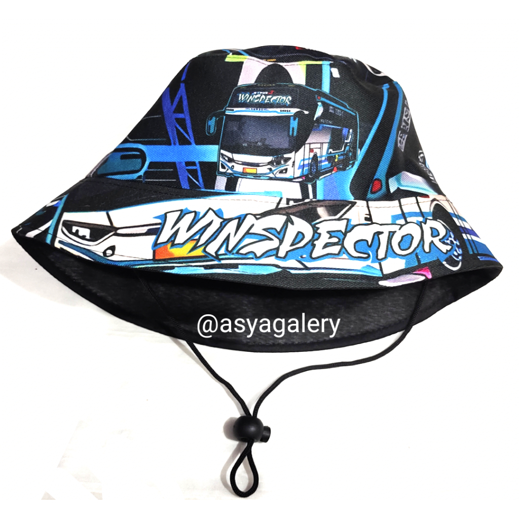 Jual Topi Bucket Anak Viral Bus Telolet Full Print/Bucket Kids Panda ...