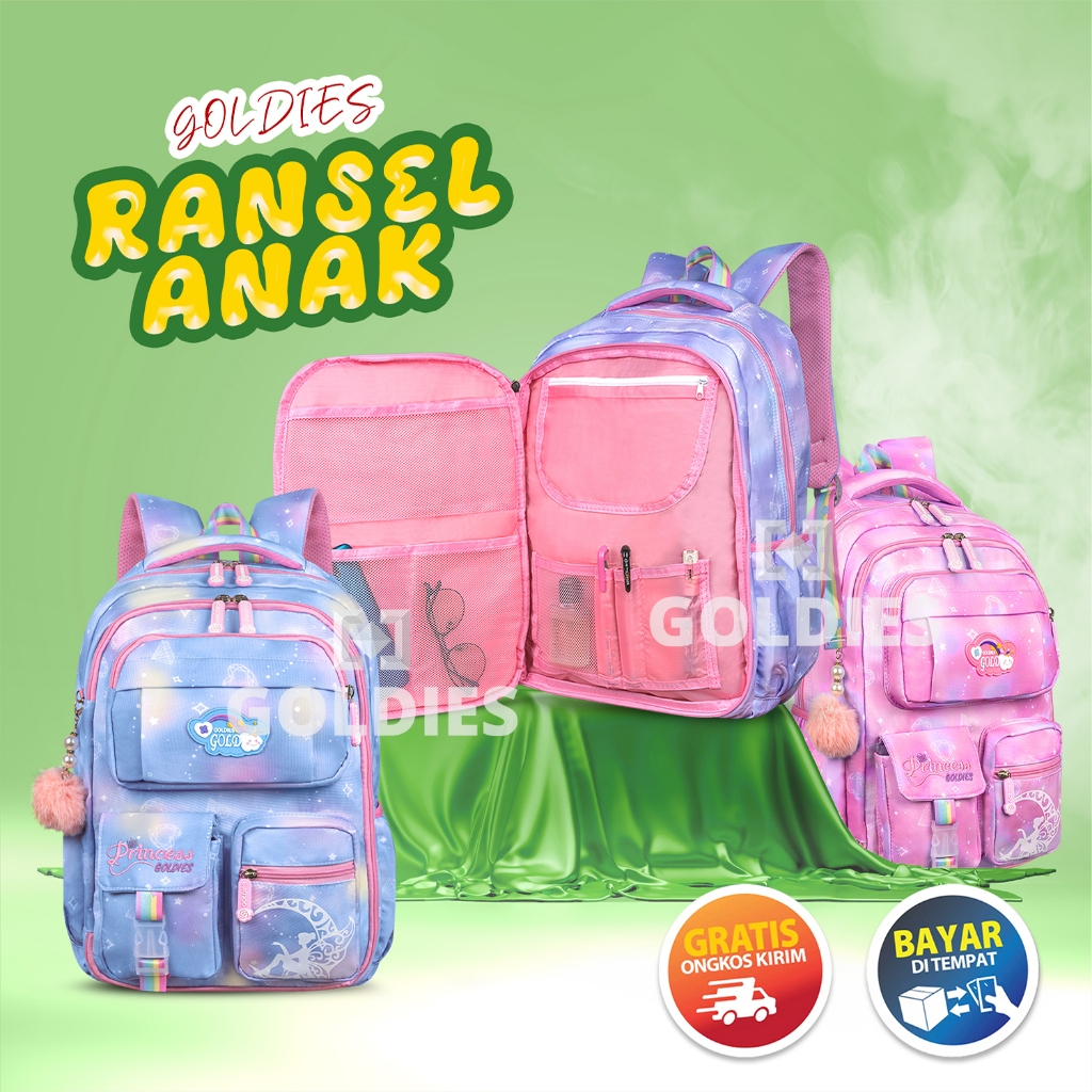 Jual Tas Ransel Sekolah Anak Kulkas Perempuan Tas Anak Sekolah SD SMP Import Backpack Laptop 14 ...