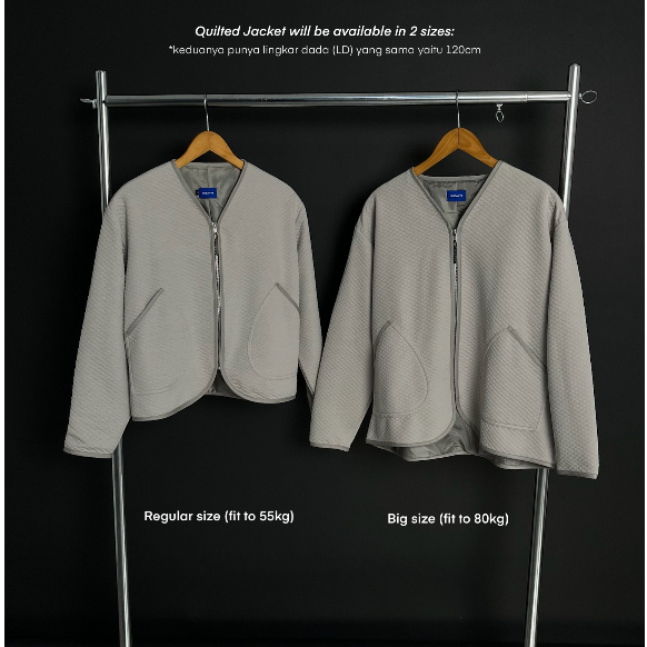 Jual Dizayn - Quilted Jacket (Unisex) | Shopee Indonesia