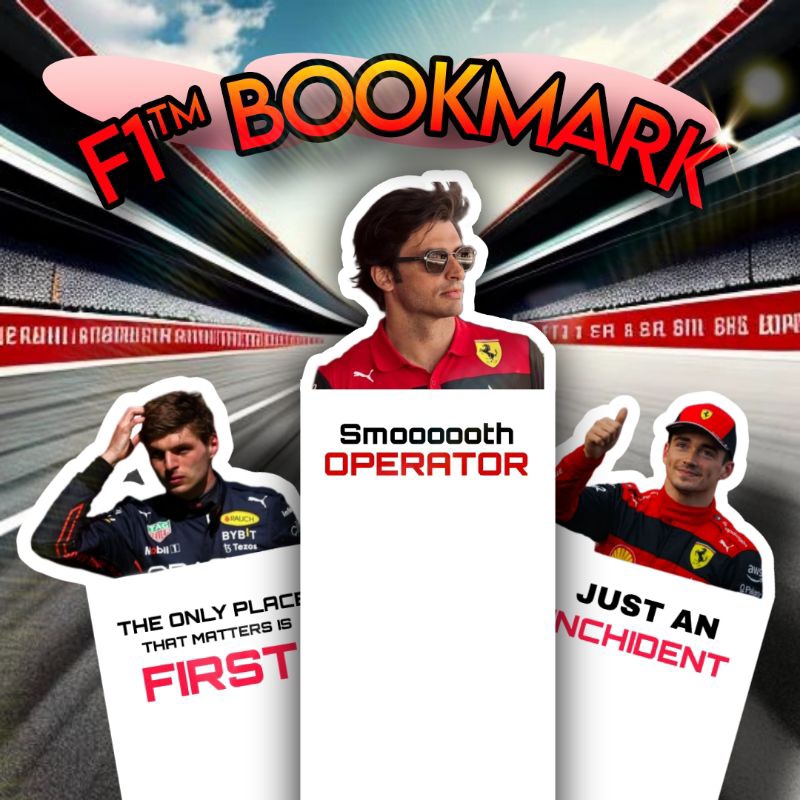 Jual F1™ Bookmark quote meme - pembatas buku F1 lucu fanmerch (bisa ...