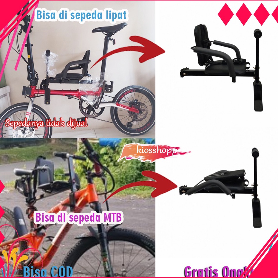 Jual Diskon Kursi Boncengan Sepeda Lipat dan MTB Kursi Boncengan Sepeda ...
