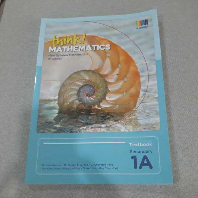 Jual think Mathematics 8th edition new syllabus workbook textbook 1A ...