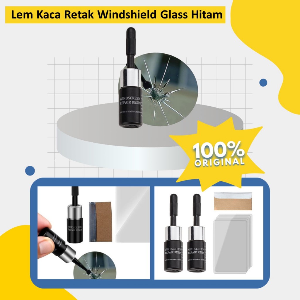 Jual Lem Kaca Retak Mobil Retak Panjang Biasa Kaca Layar Lcd Hp Aquarium Pecah Serba Guna ...
