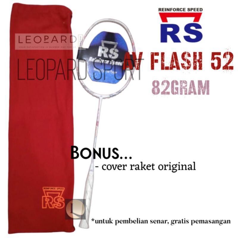 Jual Raket Badminton RS AV FLASH 52 Speed Power / Raket RS | Shopee ...