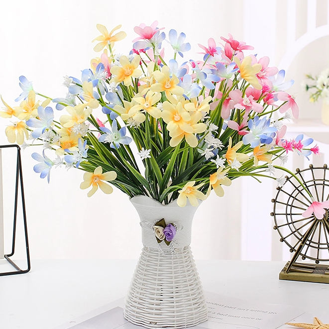 Jual Buket bunga aster Artificial/Memegang bunga/bunga plastik/F26 ...