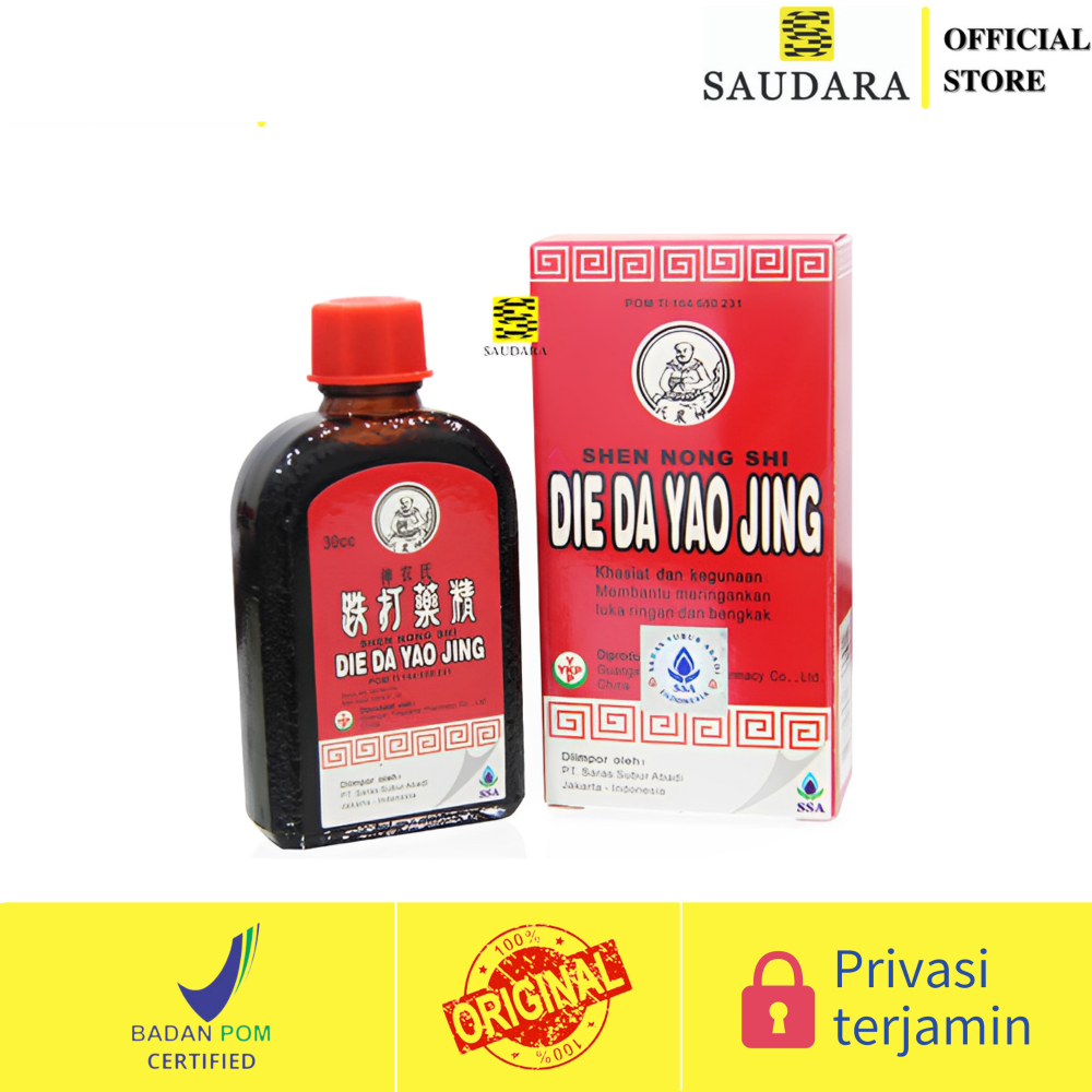 Jual Die Da Yao Jing 30 Ml - Tieh Da Yao Jing Obat Luka China Betadine Obat Merah | Shopee Indonesia