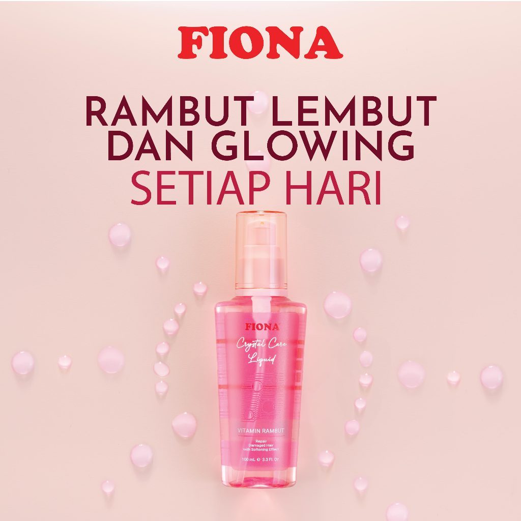 Jual FnM-VITAMIN RAMBUT FIONA CRYSTAL FILM LIQUID PINK 60ML & 100ML ...
