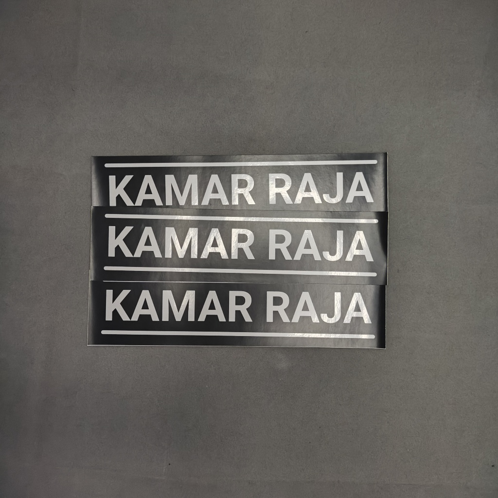 Jual STIKER TANDA LABEL UNIK KAMAR RAJA | Shopee Indonesia