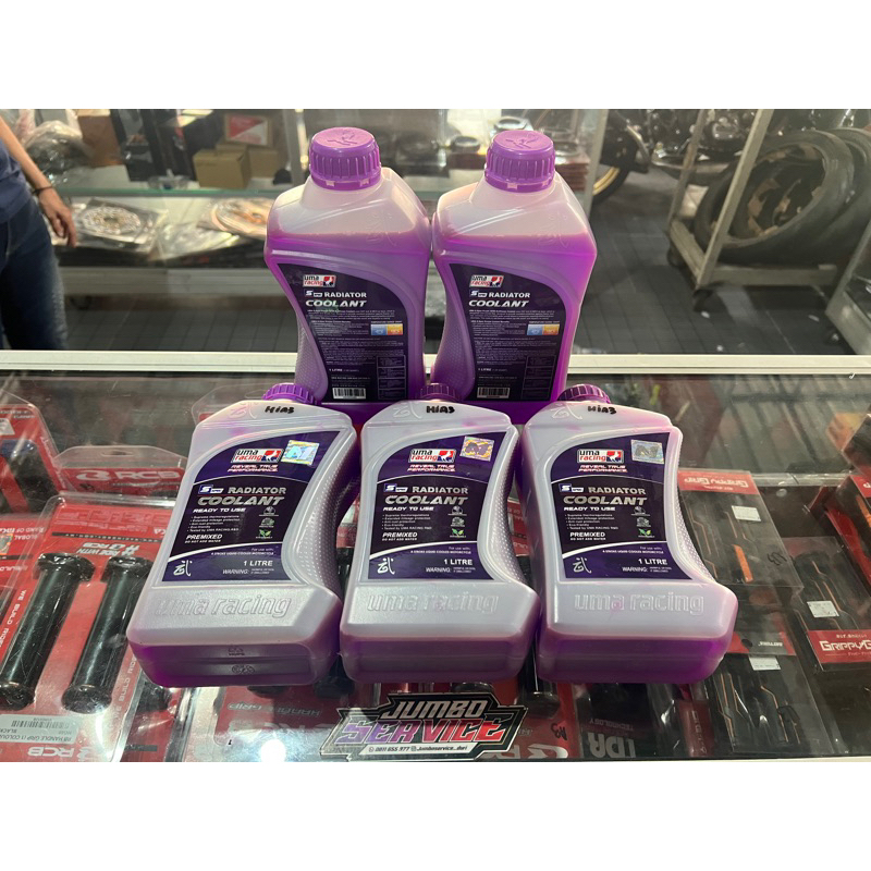 Jual Air Radiator Coolant Uma Racing 1liter Ungu | Shopee Indonesia
