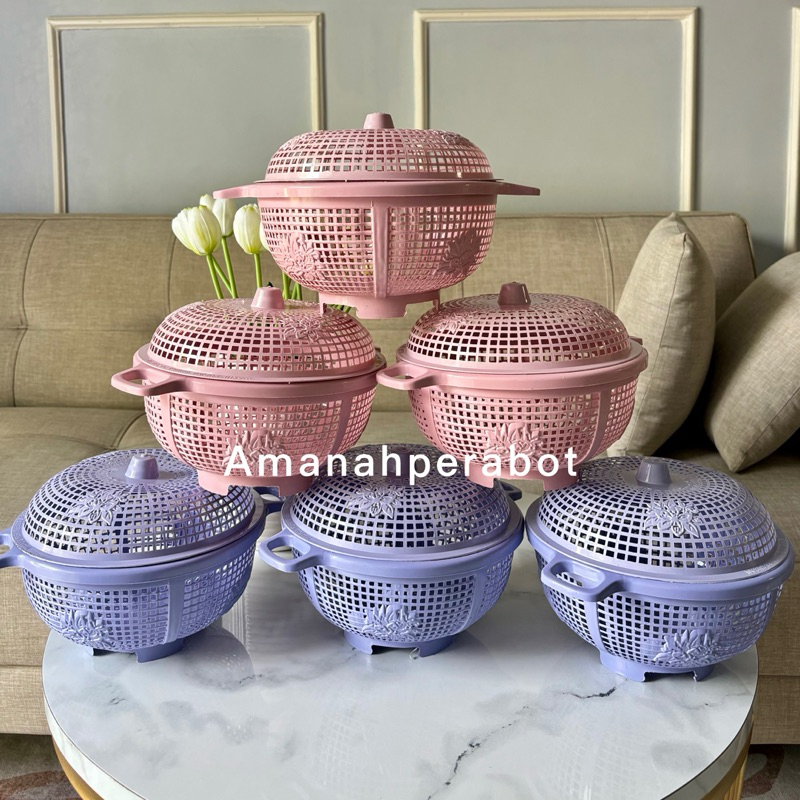 Jual WAKUL NASI WAKUL KUPING BUNGA 22 + TUTUP BAKUL NASI | Shopee Indonesia