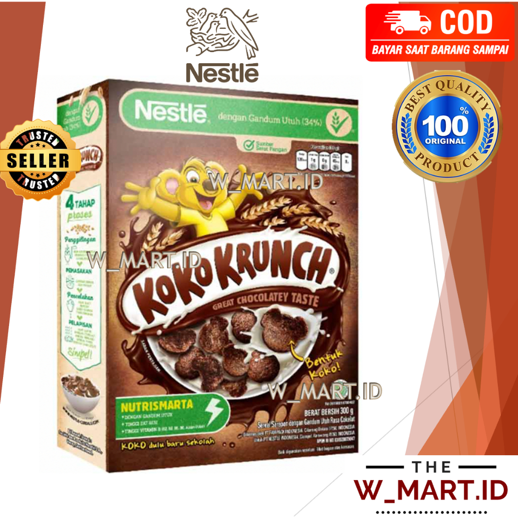 Jual Nestlé KOKO KRUNCH SEREAL KOKO CRUNCH COKLAT CEREAL 300 GR ...
