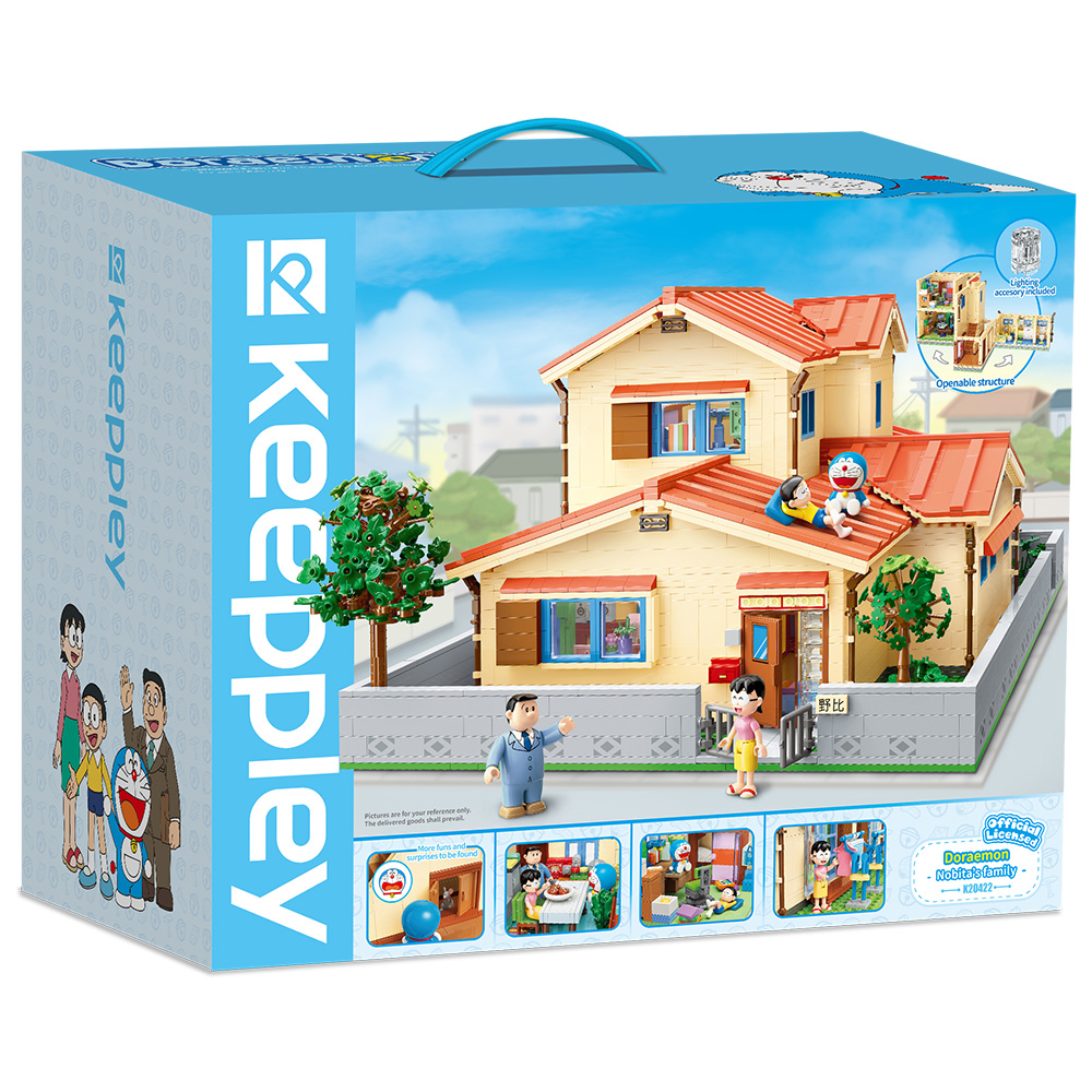 Jual KEEPPLEY DORAEMON NOBITA HOUSE - MAINAN LEGO BUILDING BLOCK RUMAH ...
