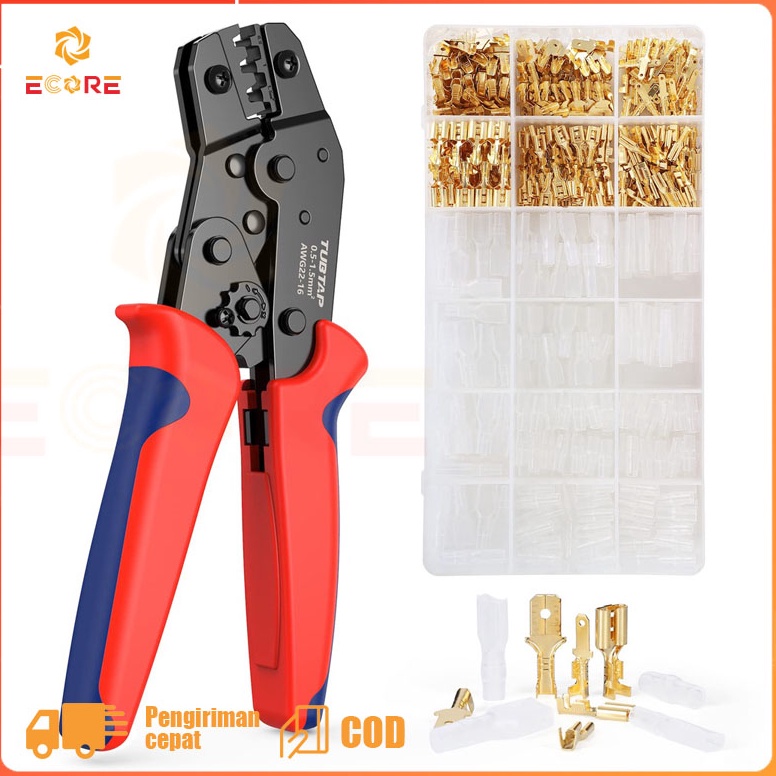 Jual KODE Y25Z Ecore SN48B Tang Crimping Skun tool 2216 tang ferrule ...