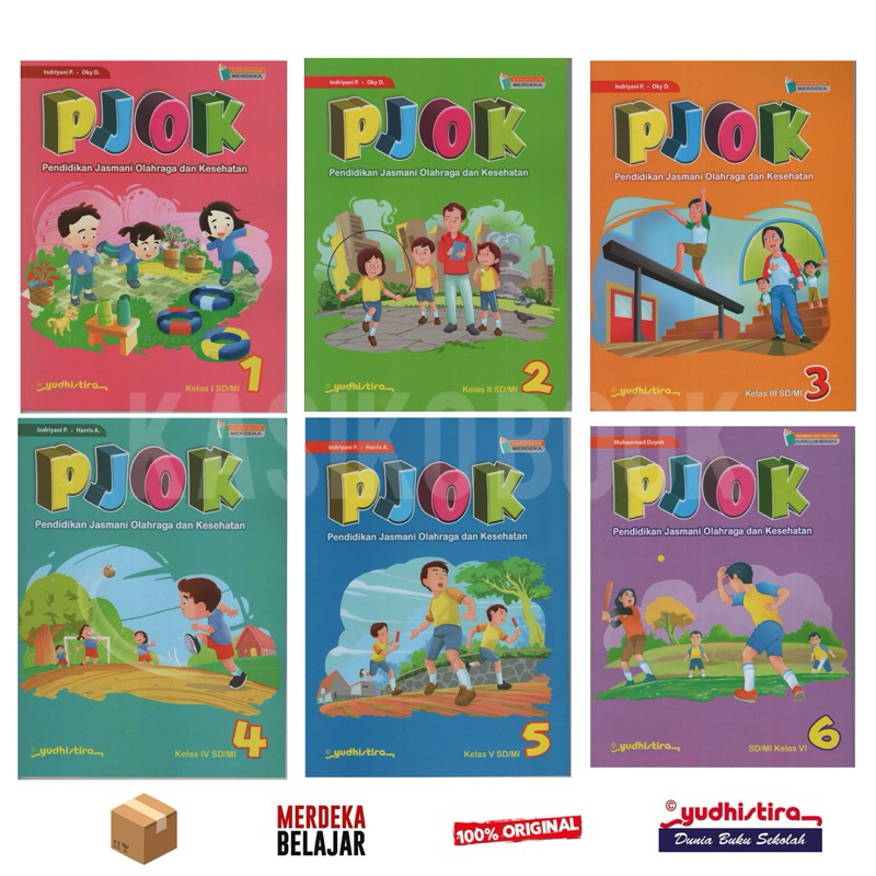 Jual Buku PJOK Kelas 1 2 3 4 5 6 SD MI Yudhistira Kurikulum Merdeka Original | Shopee Indonesia