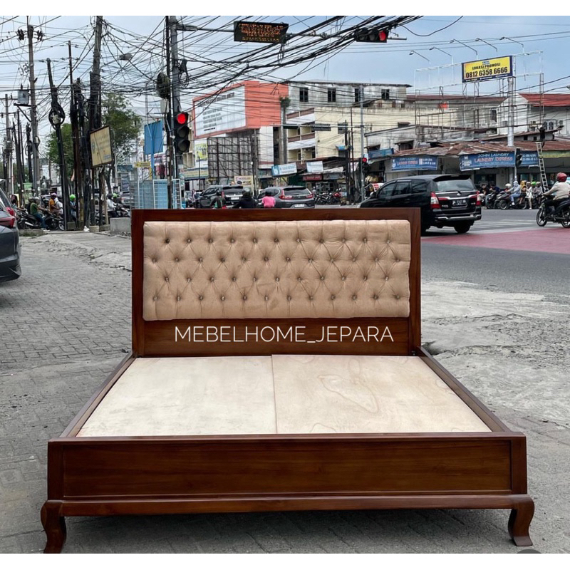 Jual dipan minimalis kayu jati,dipan jok kayu jati termurah,dipan jok ...