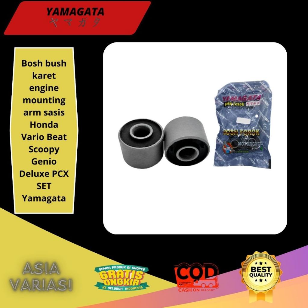 Jual Bosh bush karet engine mounting arm sasis Honda Vario Beat Scoopy ...