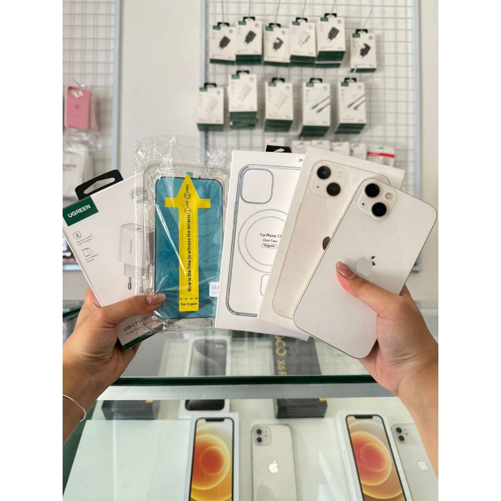 Jual Iphone 13 128GB 128 GB IBOX Warna Starlight / Putih Mulus Like New ...