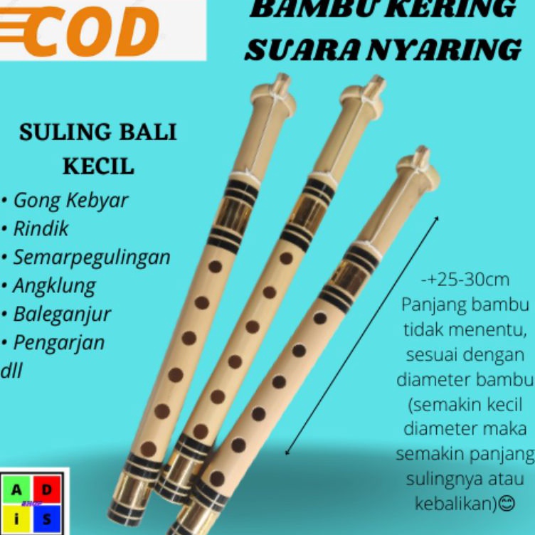 Jual ART X43C alat musik seruling suling Bali oleh oleh khas Bali ...