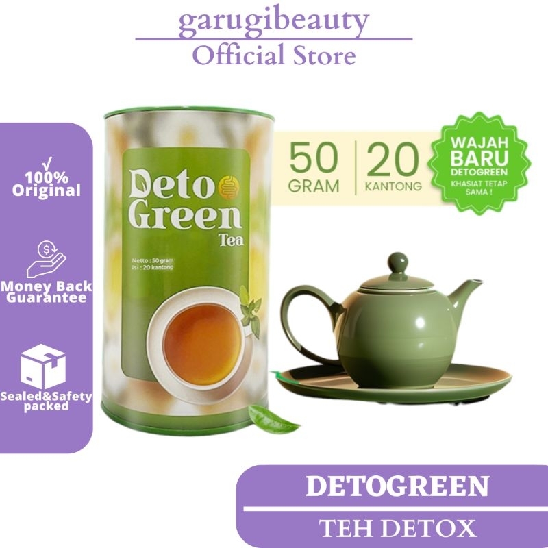 Jual [DETOGREEN] Teh Detox Sistem Pencernaan | Shopee Indonesia