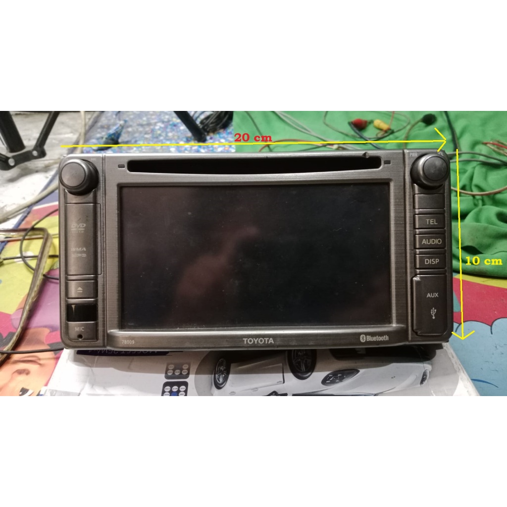 Jual Head Unit Fortuner Tahun 2013. Dengan soket & Bracket. Kondisi ...