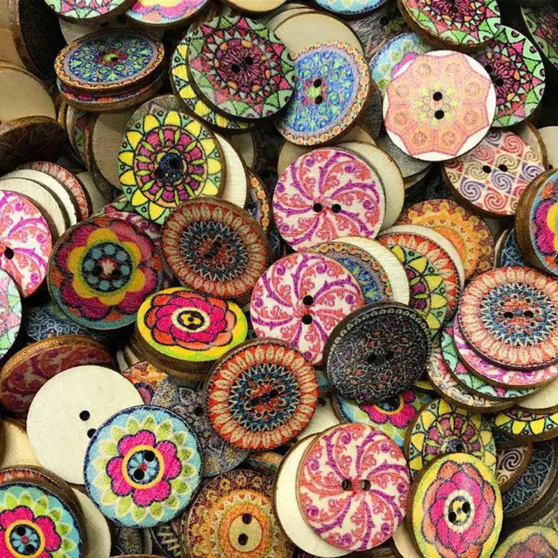 Jual Kancing Kayu Etnik EA (10 Pcs) | Shopee Indonesia