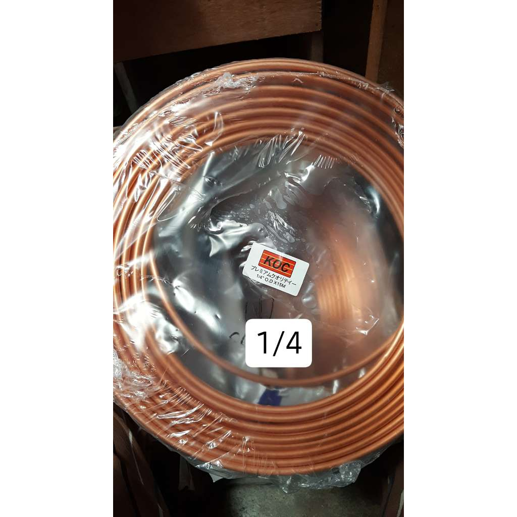 Jual Pipa Tembaga Kulkas 1/4 inci per meter meteran 6 mm Las Freezer ...