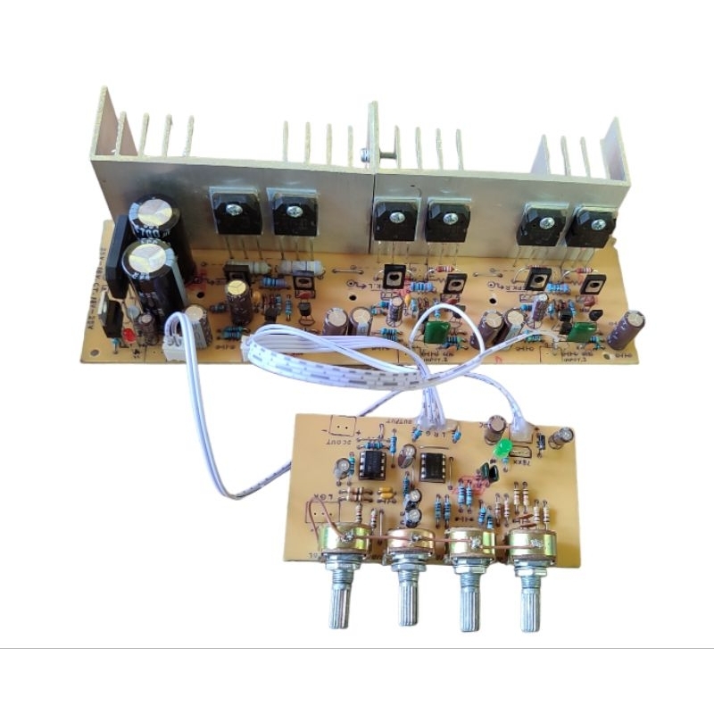 Jual Kit Power Amplifier 2.1 subwoofer 300watt real. 3 channel speaker ...