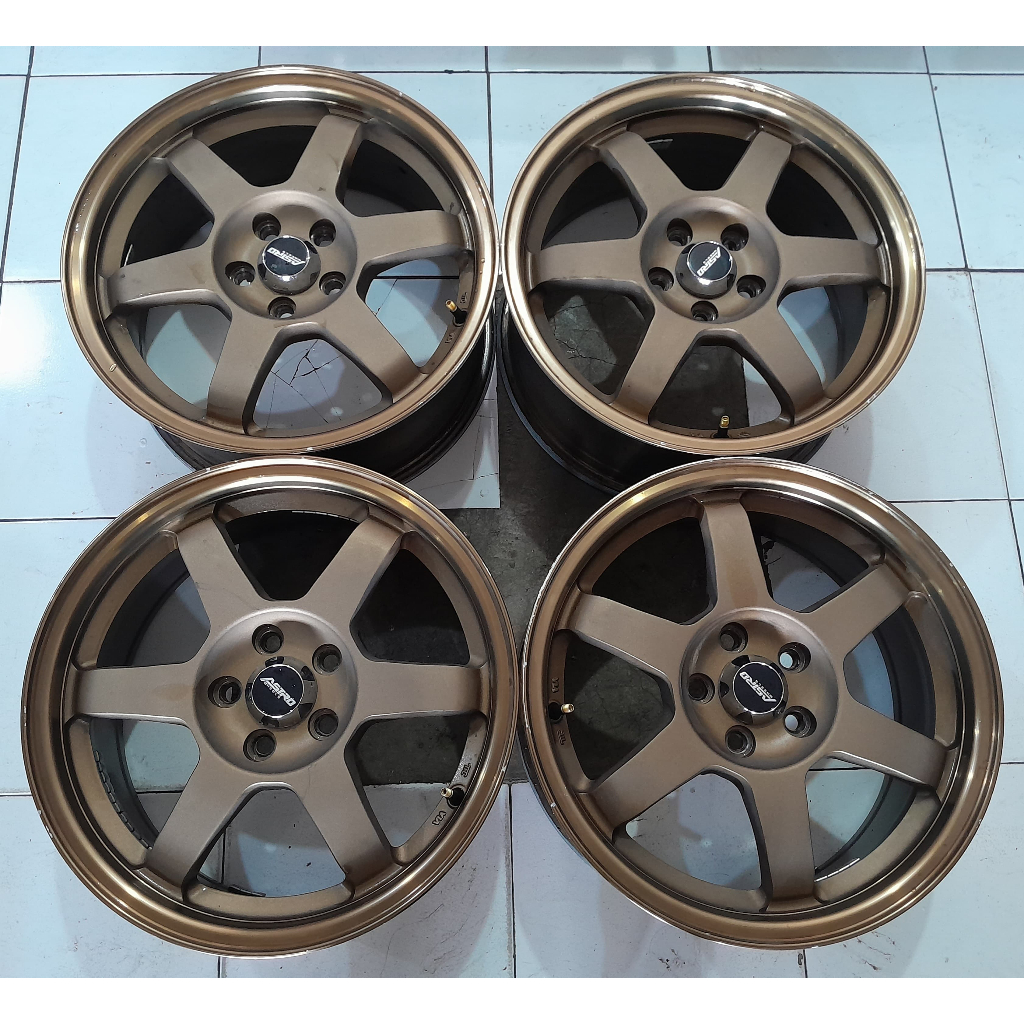 Jual VELG MOBIL SECOND TE37 RAYS RING 16 LEBAR 7 PCD 5X100 | Shopee Indonesia
