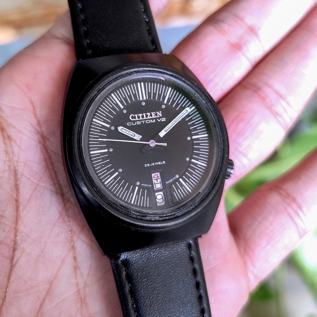 Jual Citizen Custom V2 Automatic All Black | Shopee Indonesia