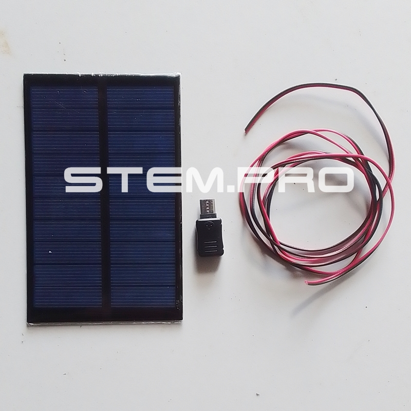 Jual Solar Panel Cell Surya 5 Volt dengan Kabel Micro USB Merakit ...