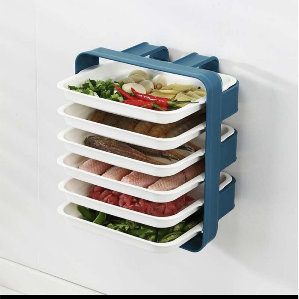 Jual RAK SAYUR 6 SUSUN 169 Kitchen Food Rack 6 Layer Rak Dapur Modern ...