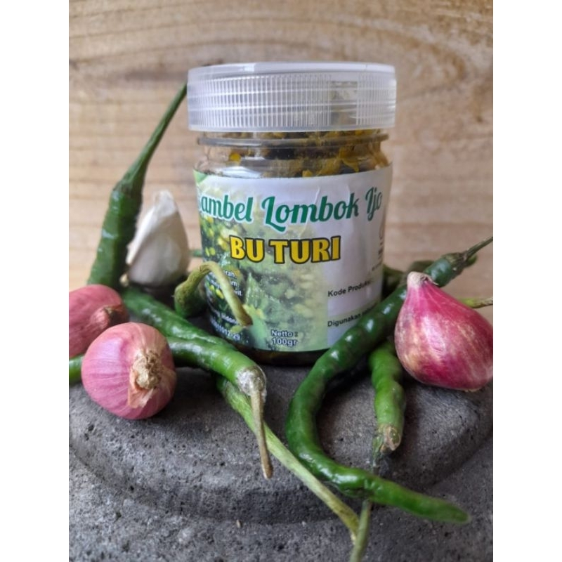 Jual sambal lombok ijo bu turi 100 gr | Shopee Indonesia