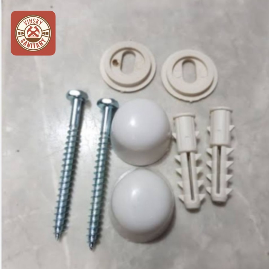 Jual BAUT CLOSET Duduk / Sekrup Kloset 1 Set | Shopee Indonesia