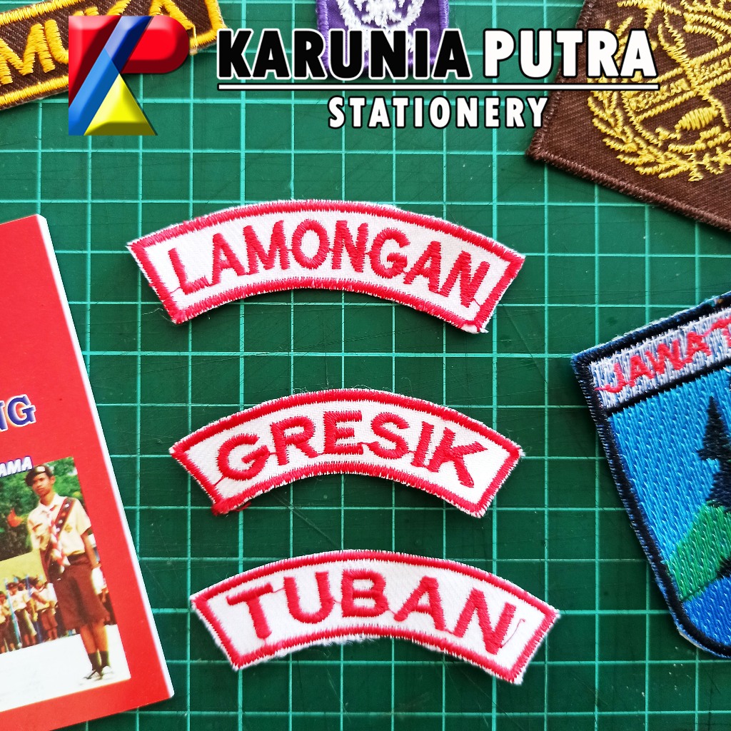 Jual Bed Pramuka Tanda Bordir Nama Lokasi Tempat Kota Kabupaten ...