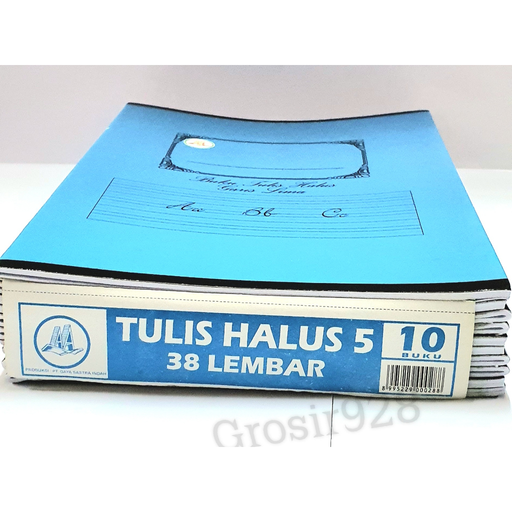 Jual Buku Tulis Halus / Garis 5 AA isi 38 lembar (Per 10 buku) | Shopee ...