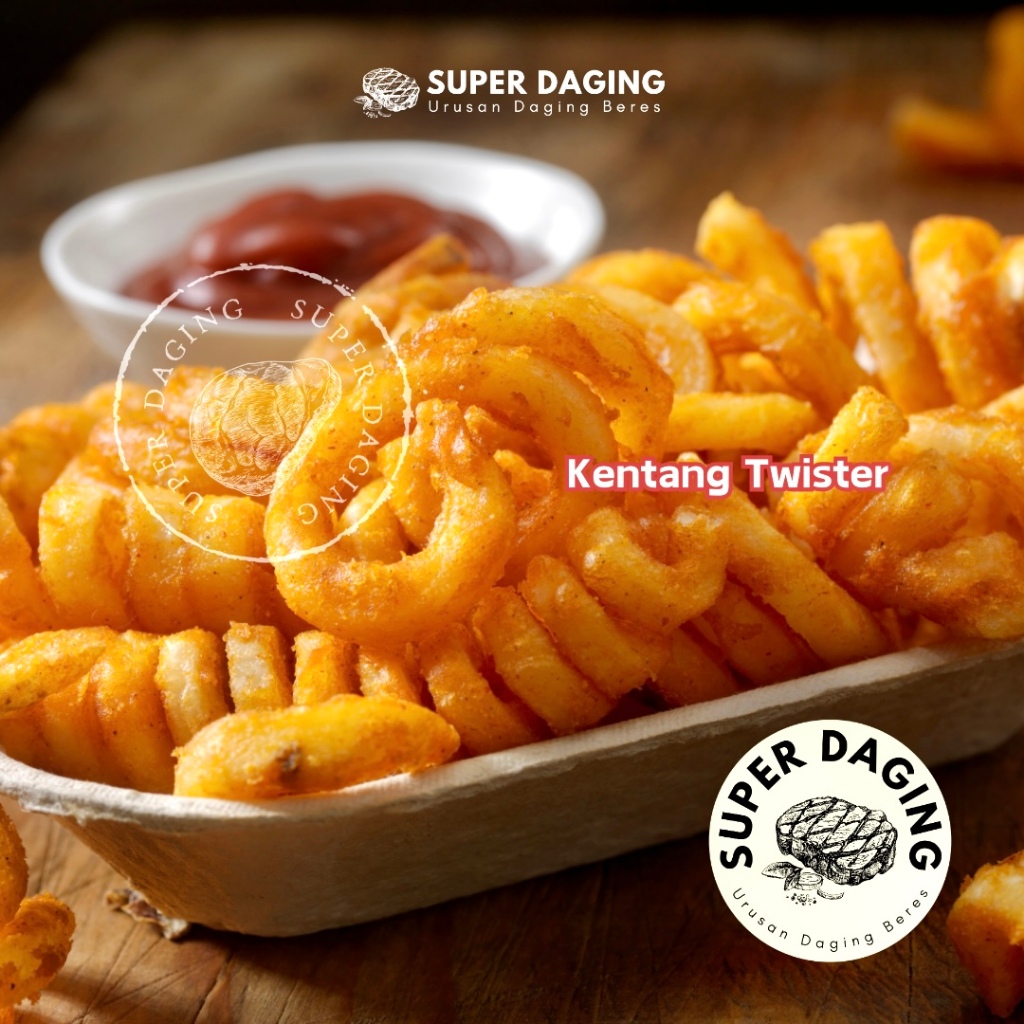 Jual Kentang Twister / Curly Fries - Super Daging Tangerang Side Dish ...