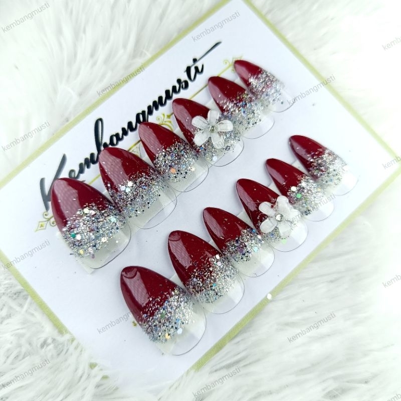 Jual grosir kuku palsu wedding distributor nail art MUA henna agen ...