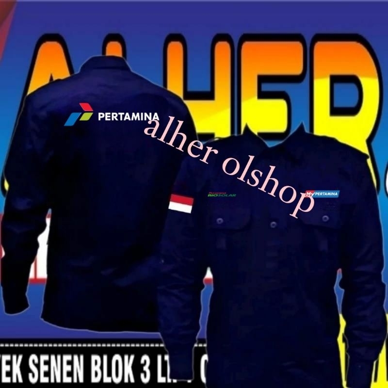 Jual kemeja Pertamina bio solar baju Pertamina bio solar seragam ...
