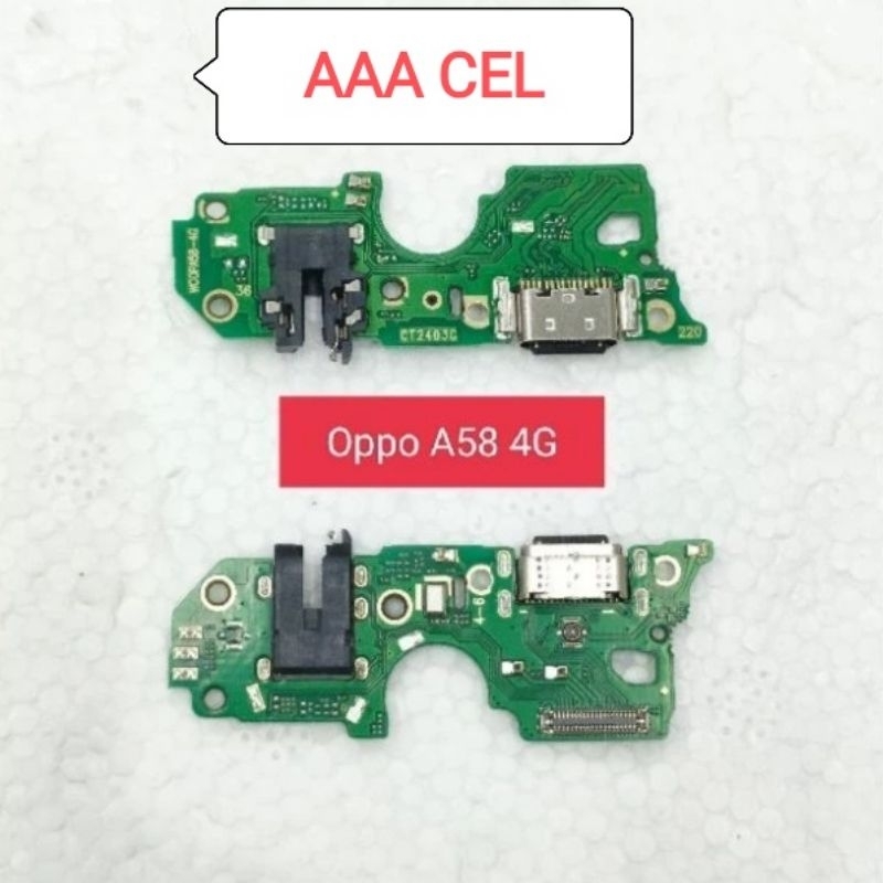 Jual PCB ATAU PAPAN CAS/CHARGER OPPO A58 4G | Shopee Indonesia