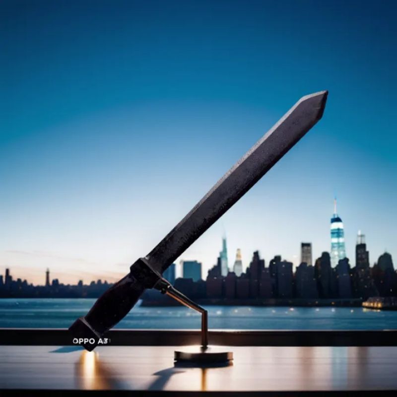 Jual Pedang Kayu Miniatur Alat Peraga Latihan Silat Beladiri 45cm ...