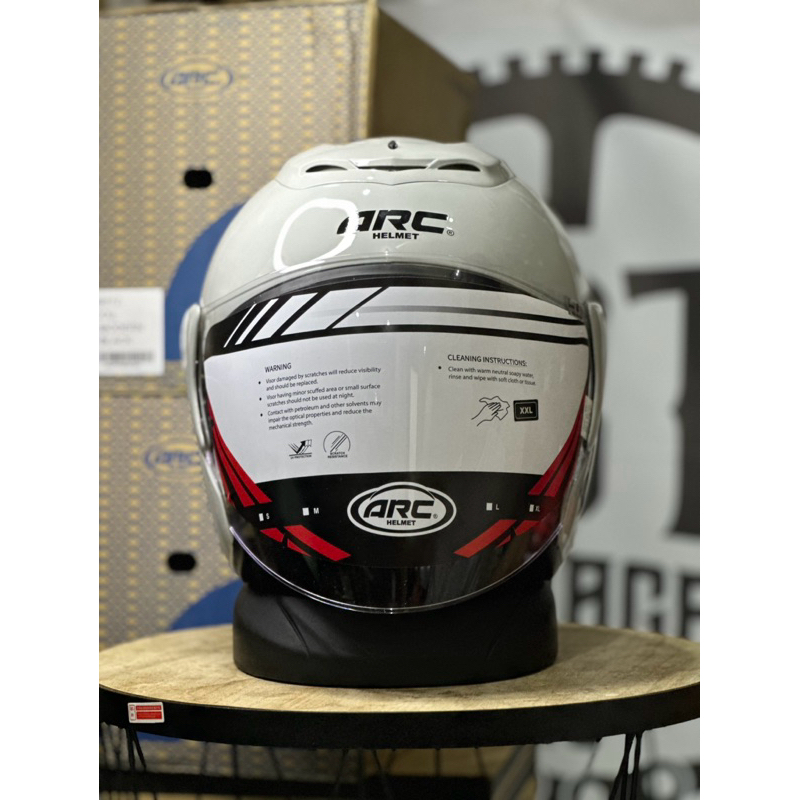Jual Helm ARC RITZ PASTEL GREY/ Abu Muda | Shopee Indonesia