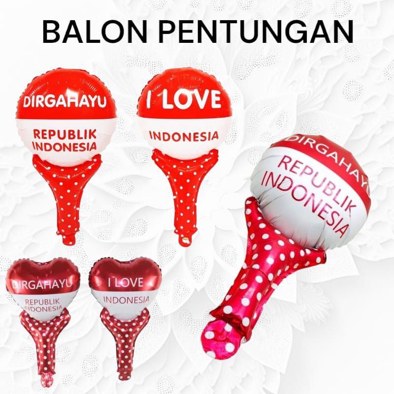 Jual BALON PENTUNG HUT RI/BALON PENTUNG DIRGAHAYU 17san | Shopee Indonesia