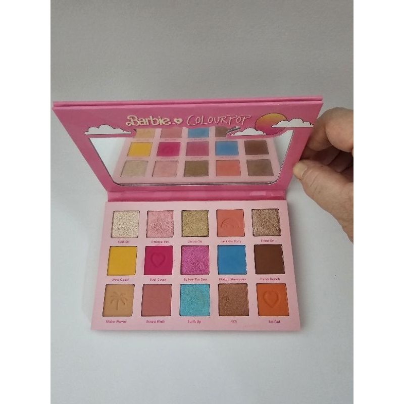 Jual Colourpop X Barbie Malibu Eyeshadow Palette | Shopee Indonesia