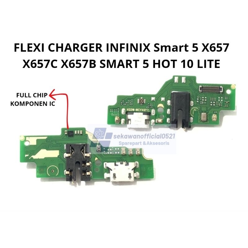 Jual Fleksibel Charger Infinix Smart 5 / X657 Full Ic Original Premium | Shopee Indonesia