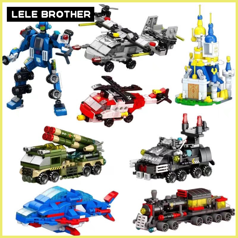 Jual LELE Mainan Edukasi Block Polisi 8970 Seri Engineering 3D Puzzle ...