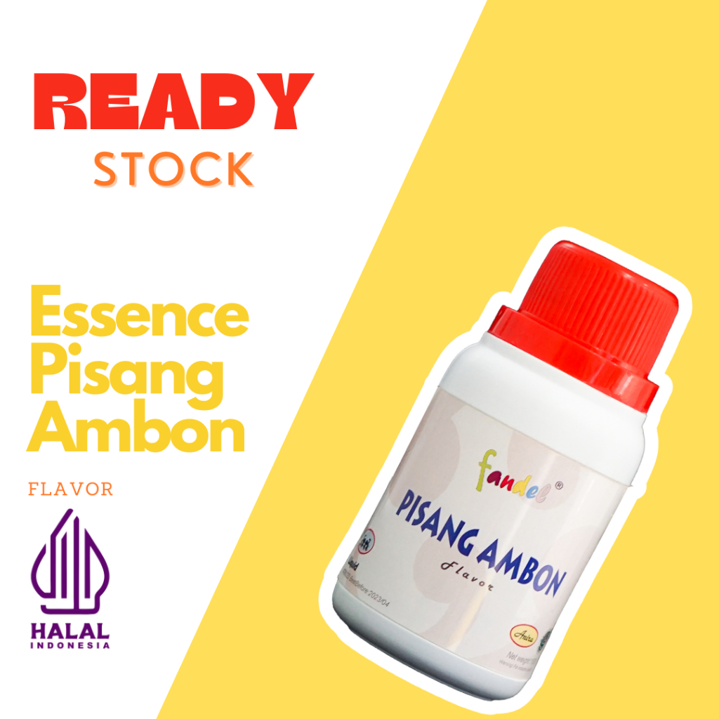 Jual Perisa Makanan Perasa Esens Aroma Pisang Ambon Fandel flavor&color ...