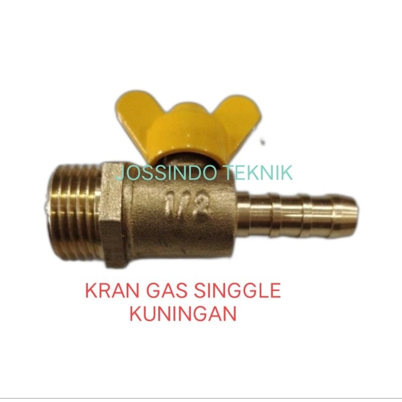 Jual Kran gas Kuningan 1/2" Single / Kran Gas Single 1/2" | Shopee ...