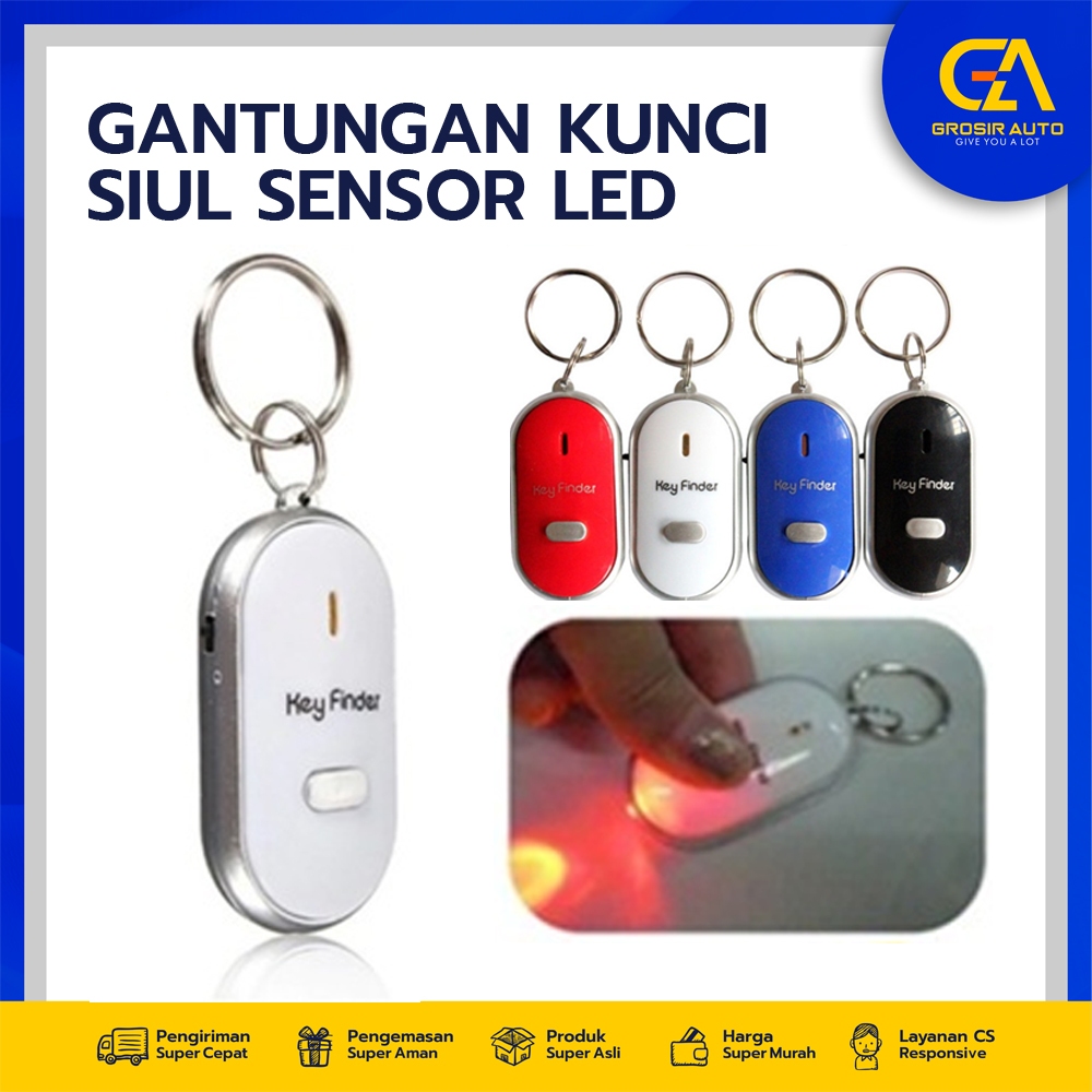 Jual Gantungan Kunci Siul Anti Hilang Lupa Key Finder Keychain Senter ...