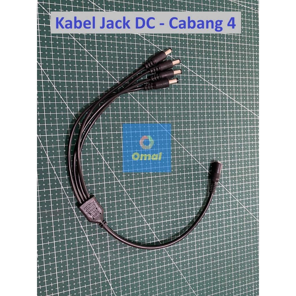 Jual Kabel Power Jack DC Cabang 4 Kabel Cumi Percabangan Splitter 4 ...